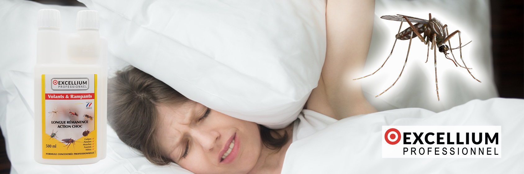 Insecticide anti-moustiques concentré Excellium flacon doseur 500ml